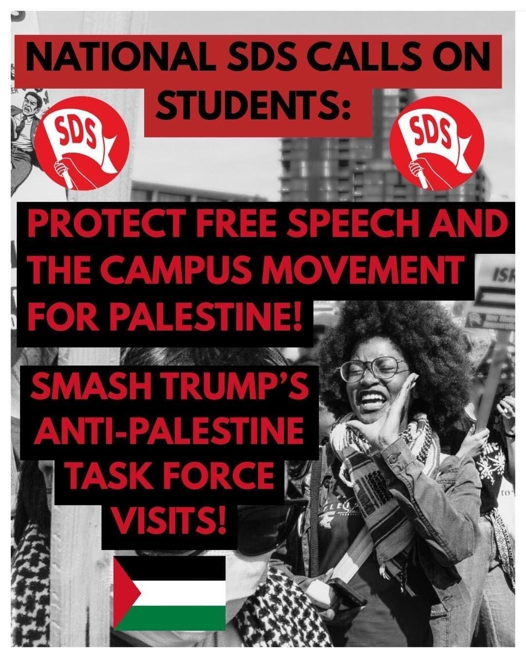 National SDS Calls on Students: Smash Trump’s Anti-Palestine Task Force ...